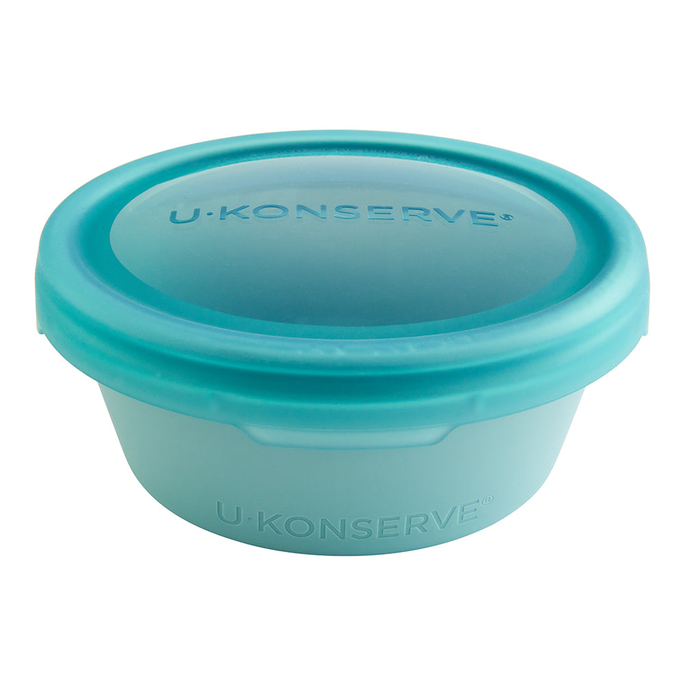 Bounce Box 100% Silicone Round Food Storage Container 591ml/20oz ...